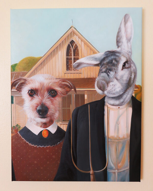 The American Gothic Painting Design | Splendid Beast