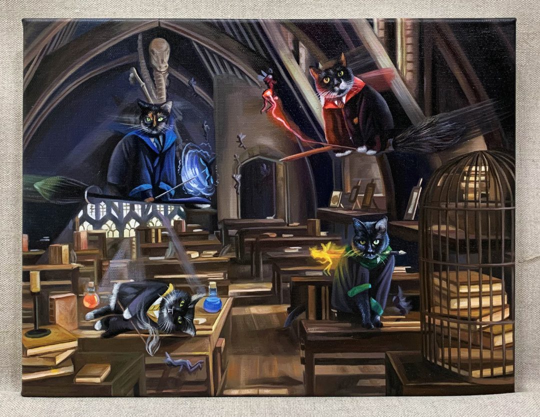Harry Potter Oil Paintings | Splendid Beast Custom Pet Portraits