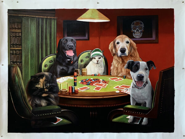 Dogs Playing Poker Painting | Customized Any Way You Want!
