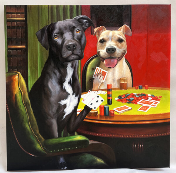 Dogs Playing Poker Painting | Customized Any Way You Want!